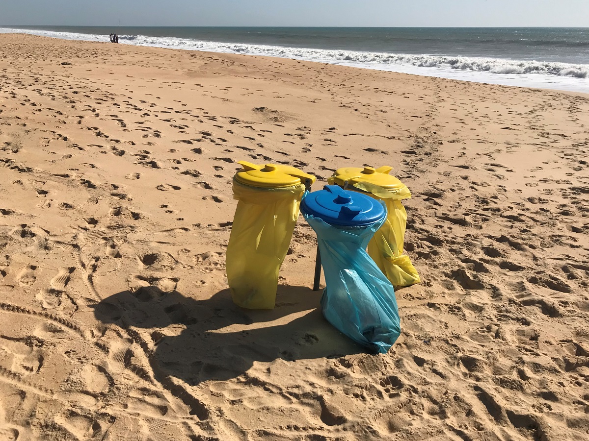 Praia do Trafal Mülleimer – Algarve